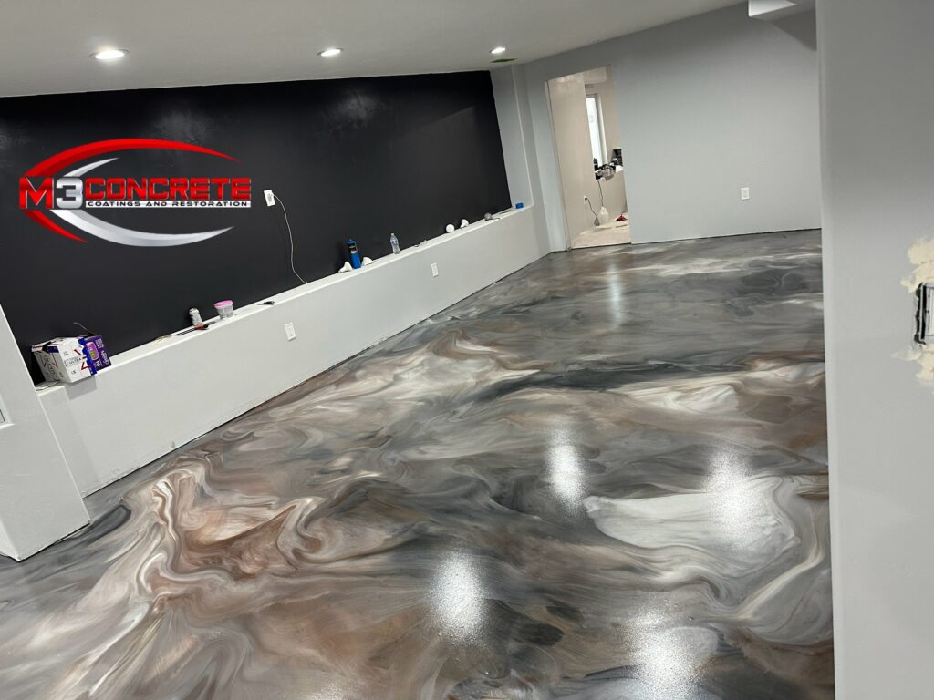 Metallic Epoxy Coating in Salt Lake City, Utah - M3